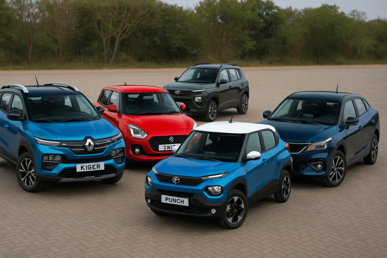 Top 5 Seater Cars Under 10 Lakhs in India (2025) – Stylish, Safe & Affordable!